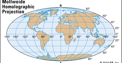 Geografia do Amapá Rodrigo Bandeira: Projeção de Mollweide