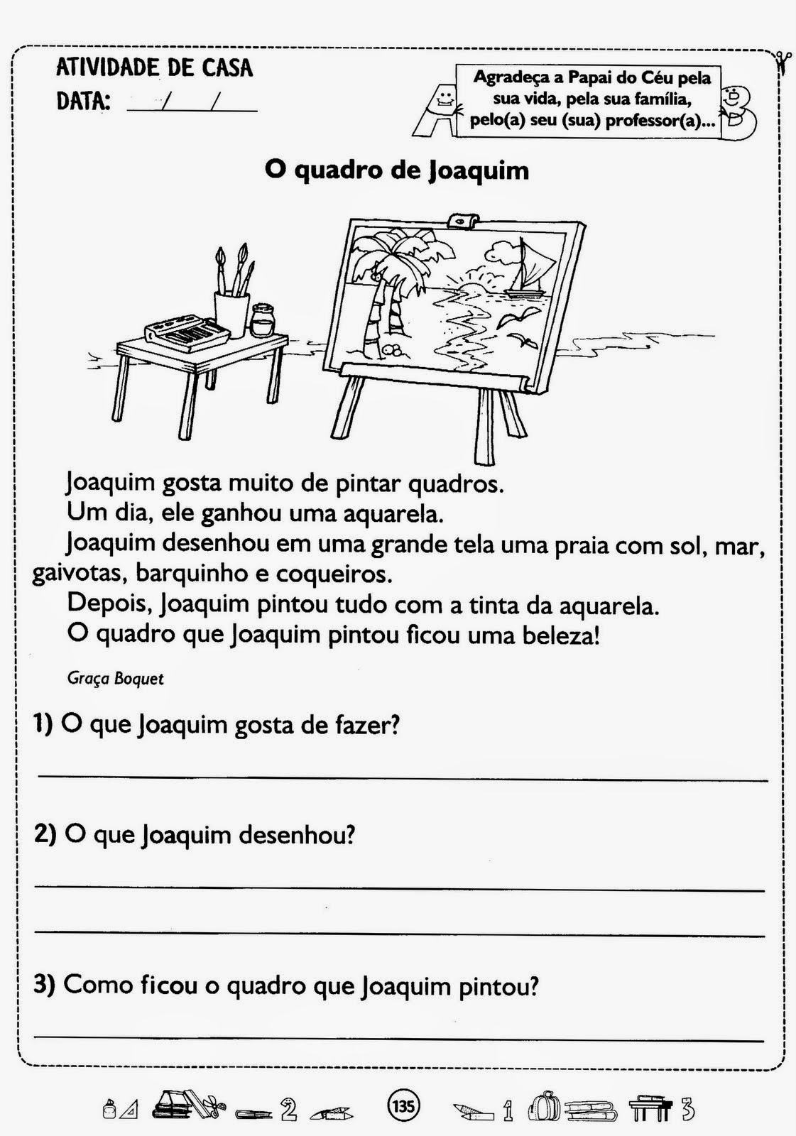 Atividades De Interpretação De Texto Para 2 Ano - BINKEDU