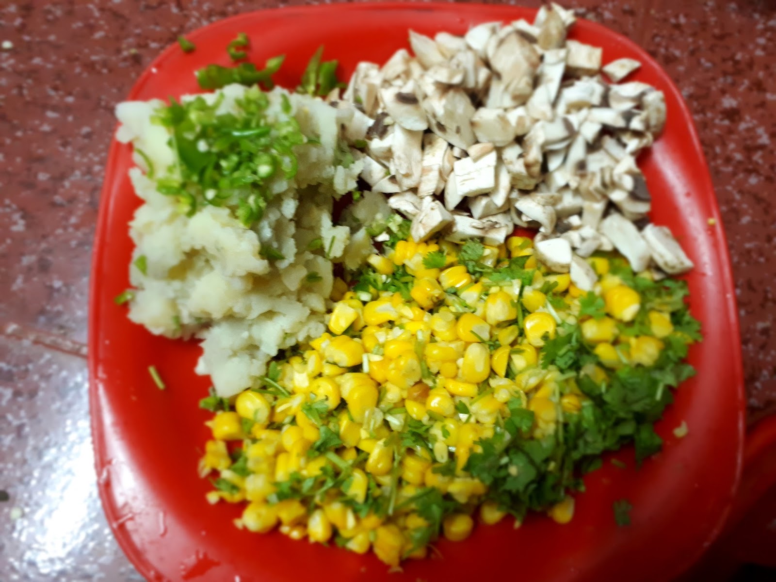 SNACKS-stuffed capsicum