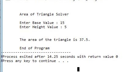 Free Programming Source Codes and Computer Programming Tutorials: Area ...
