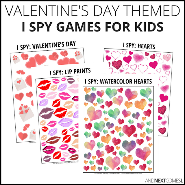 Valentine's Day I Spy Bundle Pack | And Next Comes L - Hyperlexia Resources