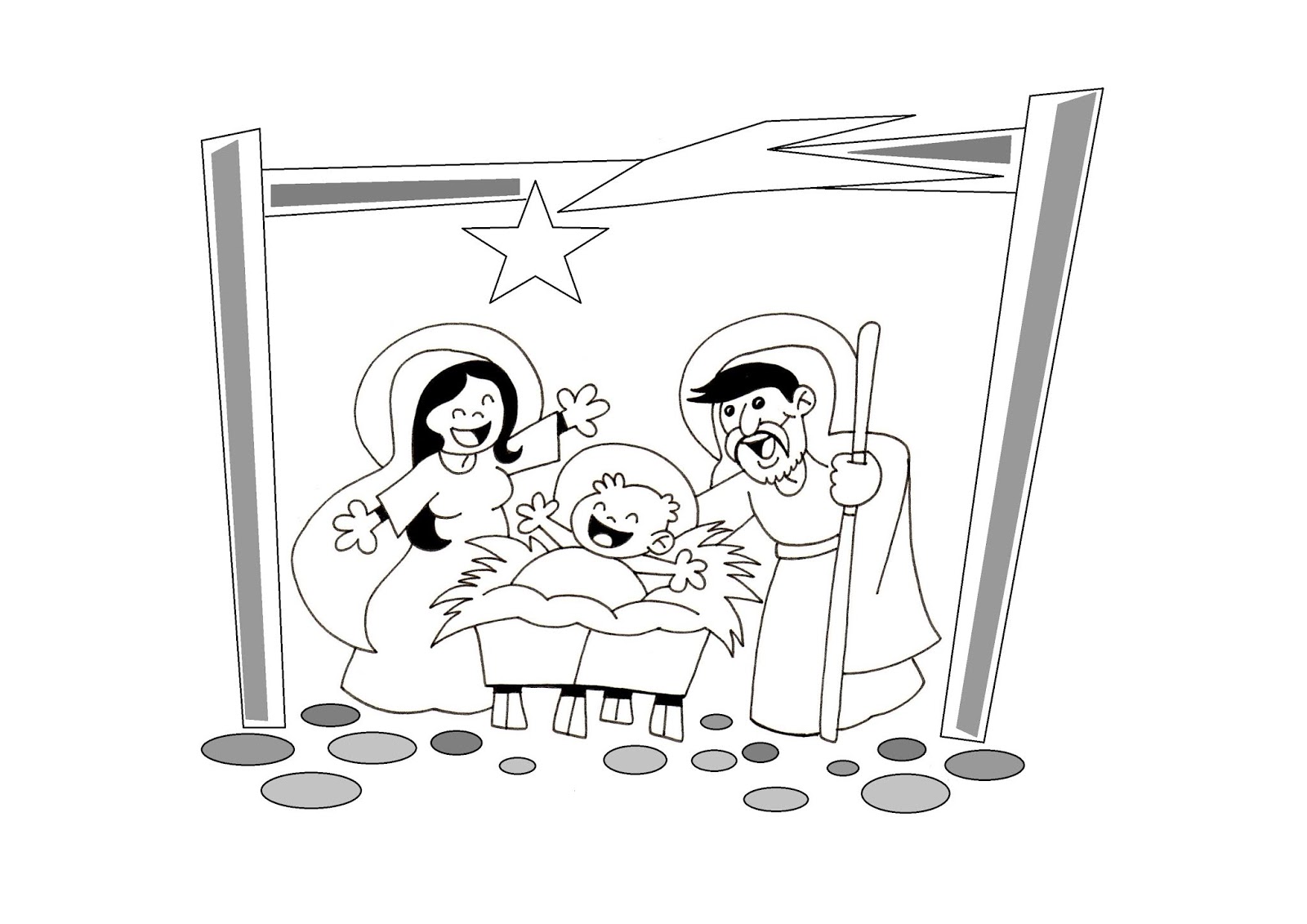 DIBUJO: Portal de Belén - Educacion Religiosa