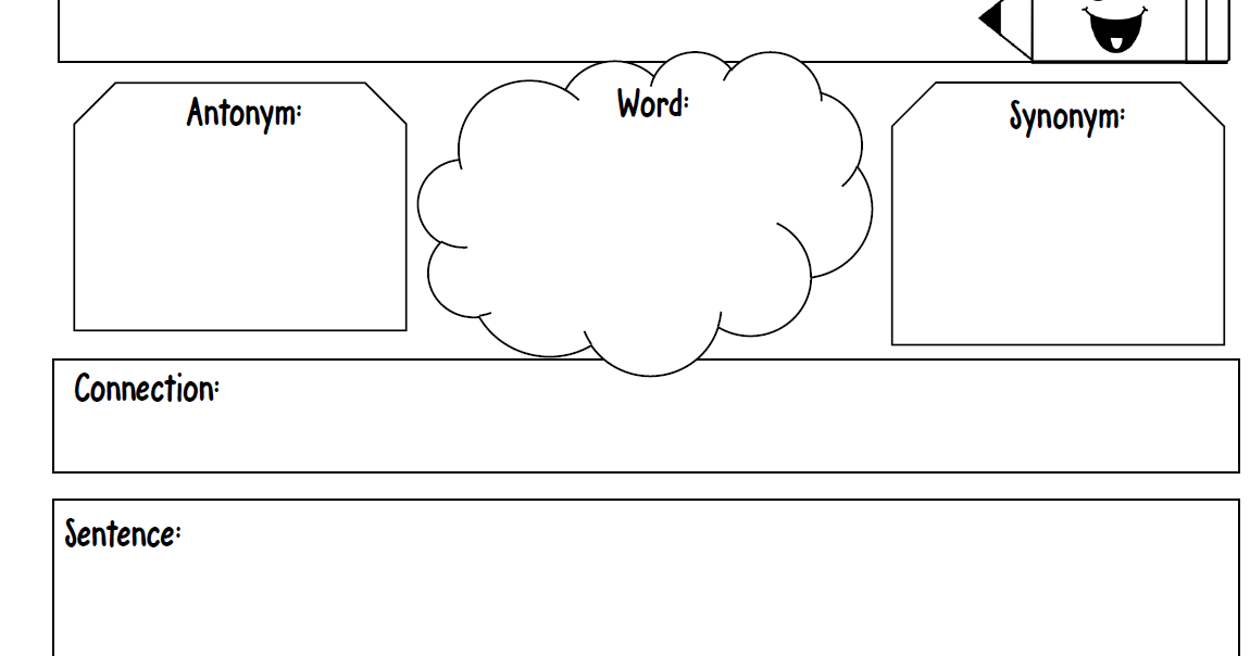 Vocabulary Words Journal -Freebie! | Teacher's Take-Out