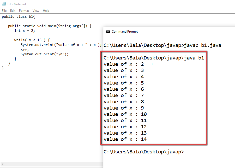 Java Decision Making Statements And Loops ~ Balas Trainee Portal