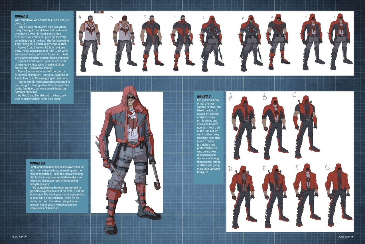Exploring The Time Lab: Red Hood Redesign By Pete Woods
