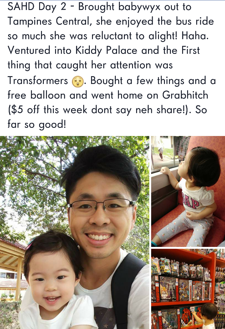 Be happy with all the lil' things that make you happy! :): My SAHD week!