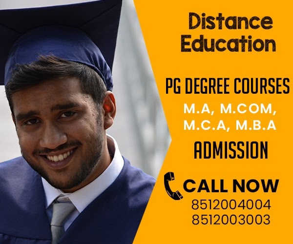 Distance education Learning Masters Degree MA Mcom, MBA MCA Admission ...