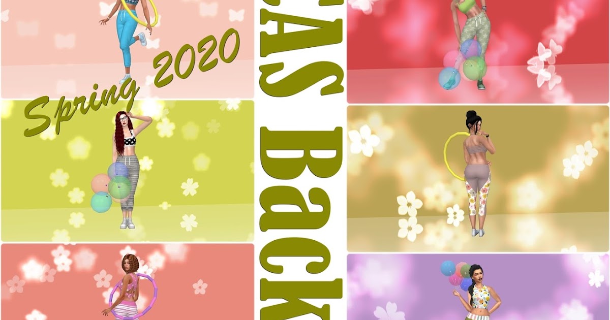 Annett's Sims 4 Welt: CAS Backgrounds "Spring 2020"