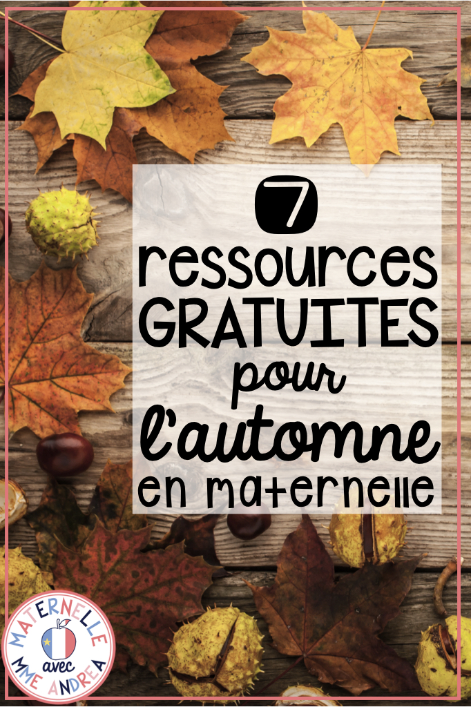 7 ressources GRATUITES pour l'automne - Enseignons Ensemble