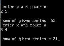 14) Write a program that determine the value of following series upto n ...