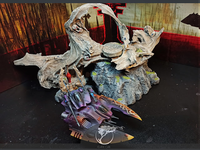 The Dark Oak: Eldar Webway gate - Scratchbuild terrain Part II