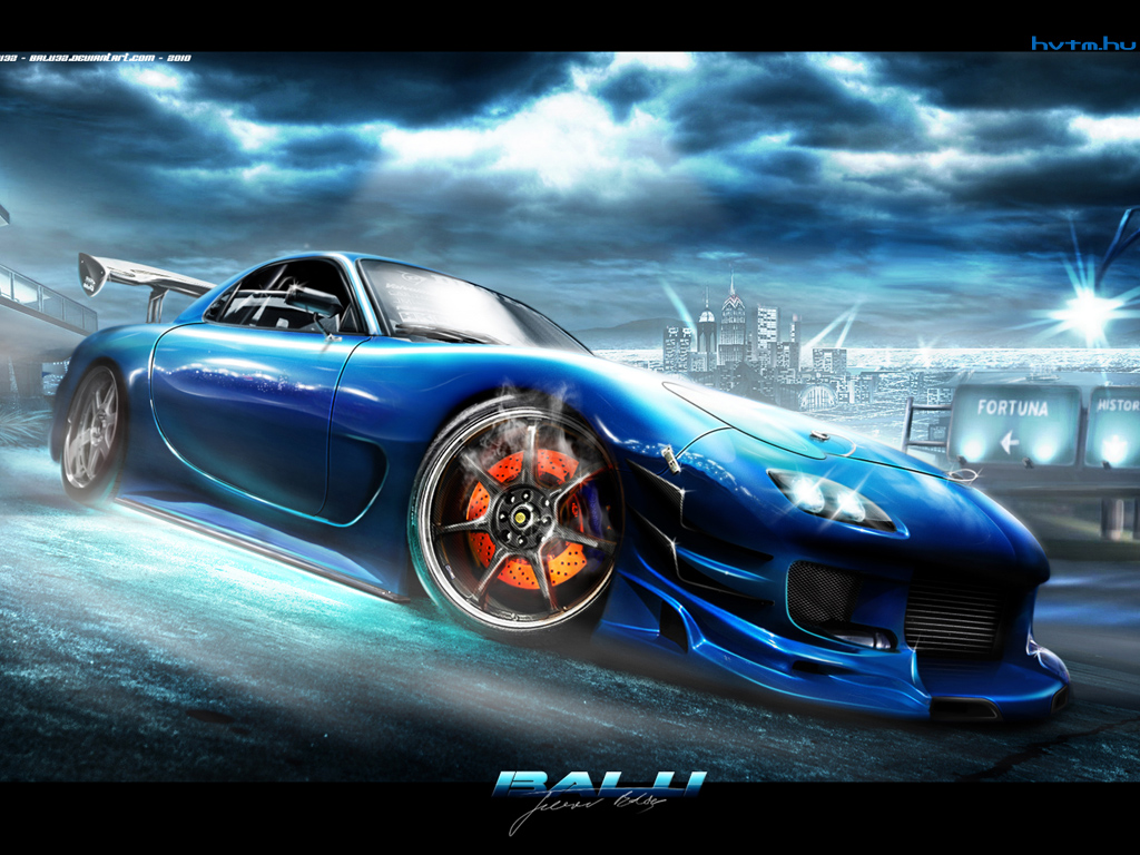 Free Wallpapers Collection: Fantastic Animated Cars Wallpapers