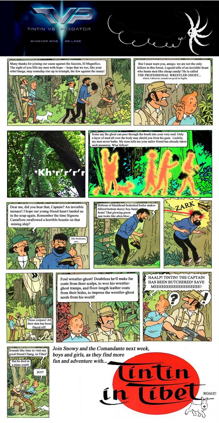 Idealistic Animals: A Boatload of Tintin Artwork