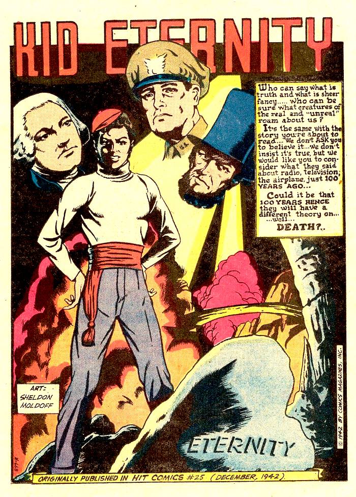 Hit Comics #25 - 1st Kid Eternity - Pencil Ink