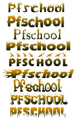 PF School: 18 Free Fire Ice Font Pack