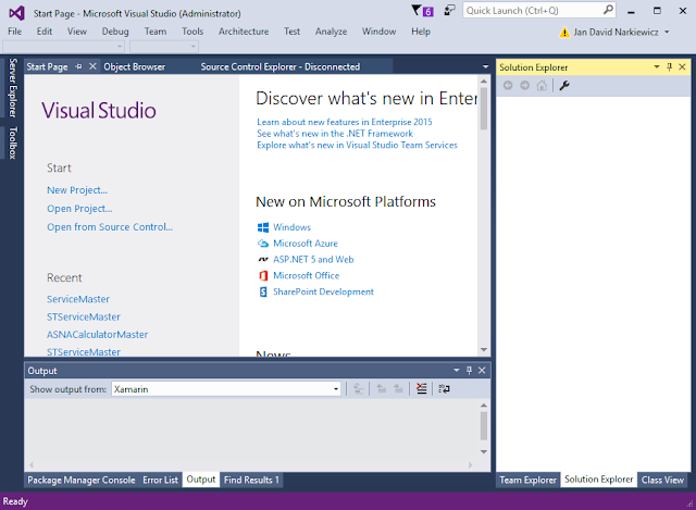 Jan David Narkiewicz (Developer): Visual Studio/Windows 10: Running ...