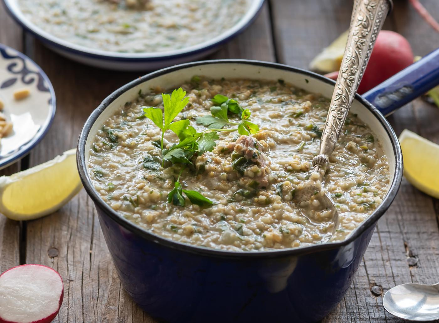 Freekeh soup | LEBANESE RECIPES