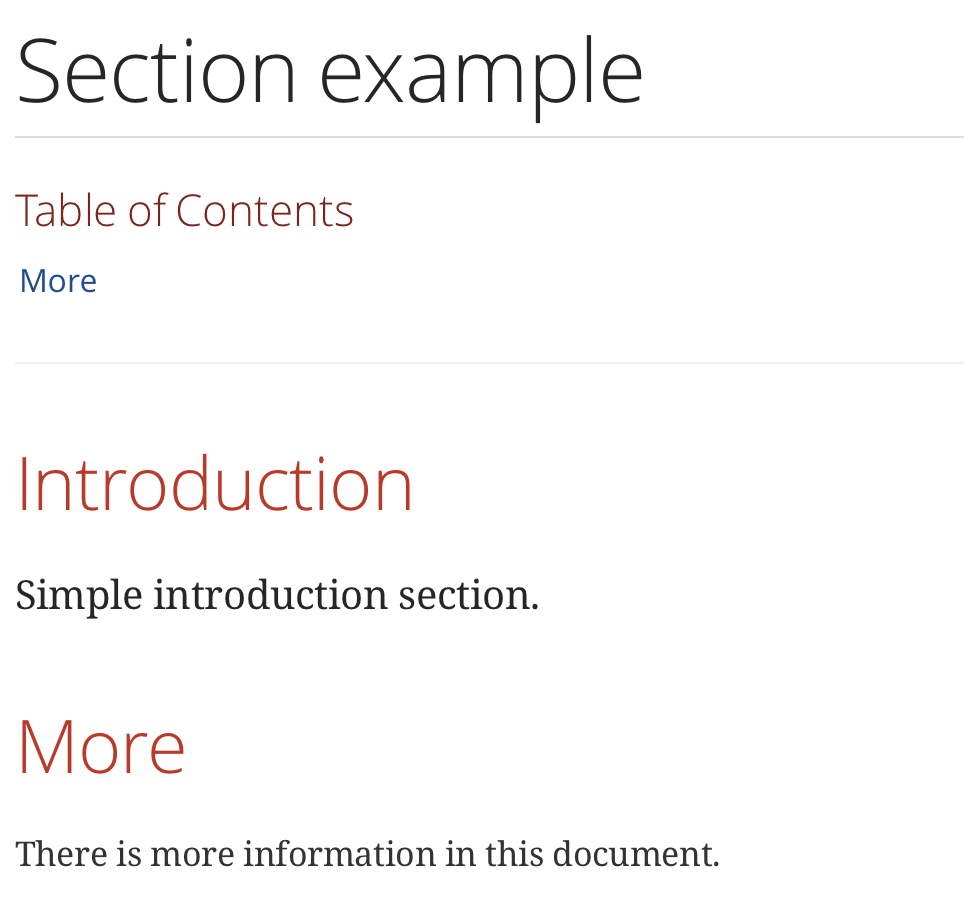 Awesome Asciidoctor Leave Section Titles Out Of Table Of Contents Messages From Mrhaki