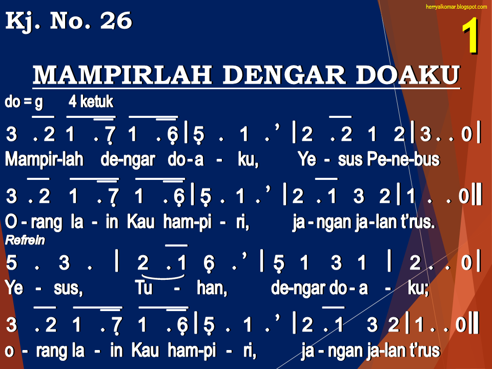TouRoeroekan: KIdung Jemaat No. 26
