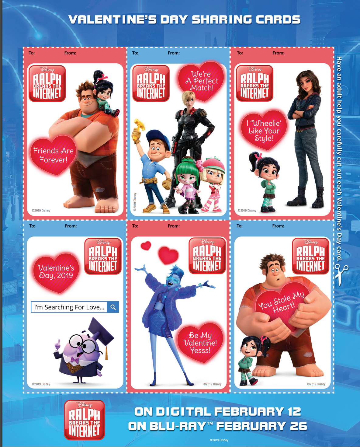 Celebrate Valentines Day With Ralph Breaks The Internet - C'est La Vie