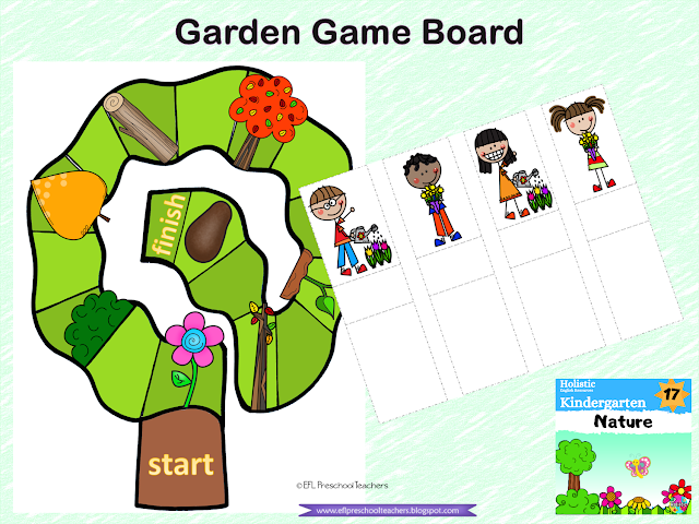 ESL/EFL Preschool Teachers: Garden Unit Games and more for Kindergarten ...