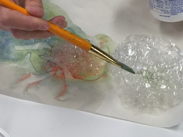 april's art: Yesterday's Collage Class