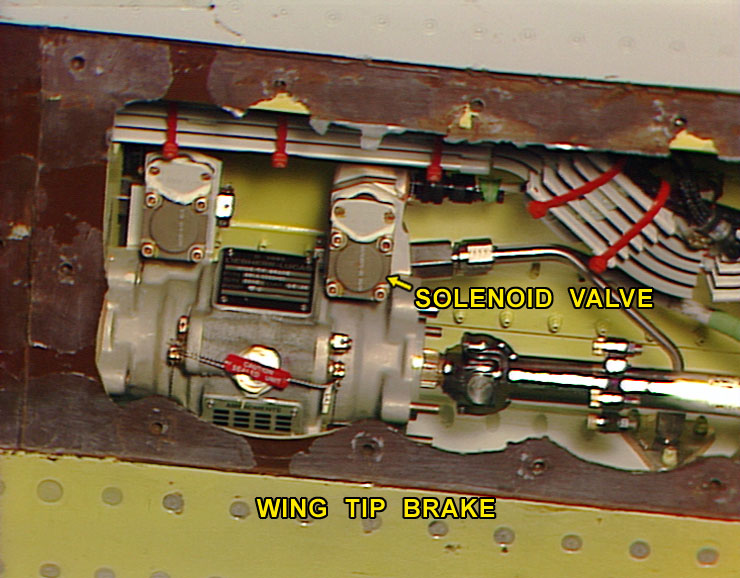 Flap and Slat Wing Tip Brake Location