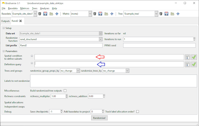 Biodiverse analysis software: Spatially partition your randomisations