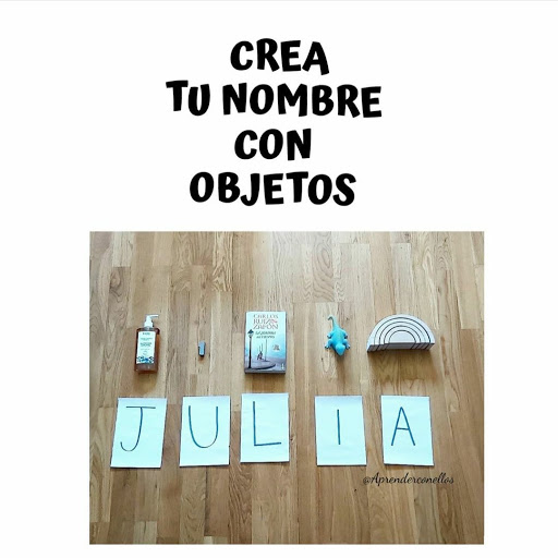 PORTFOLIO EDUCATIVO: CREA TU NOMBRE CON OBJETOS