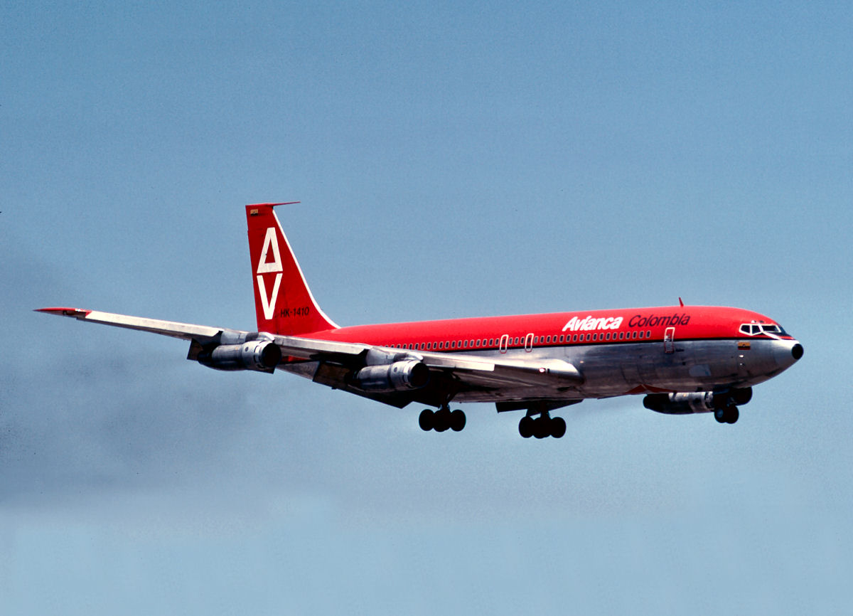 Jet Flugzeuge und Spezielles: Avianca Boeing 707-359 HK-1410 / Boeing ...
