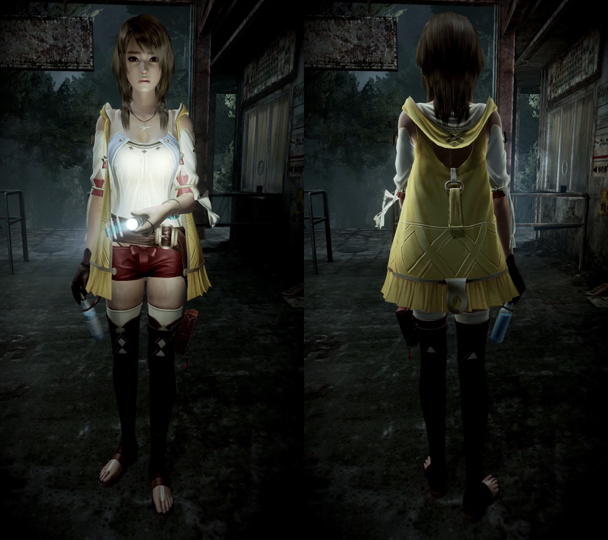 Zero กล้องกระชากวิญญาณของผีเสื้อสีแดง: [Costumes] Fatal Frame 5 ...