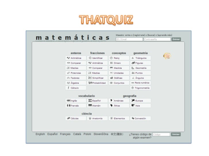 IMPORTANCIA DEL THATQUIZ.ORG