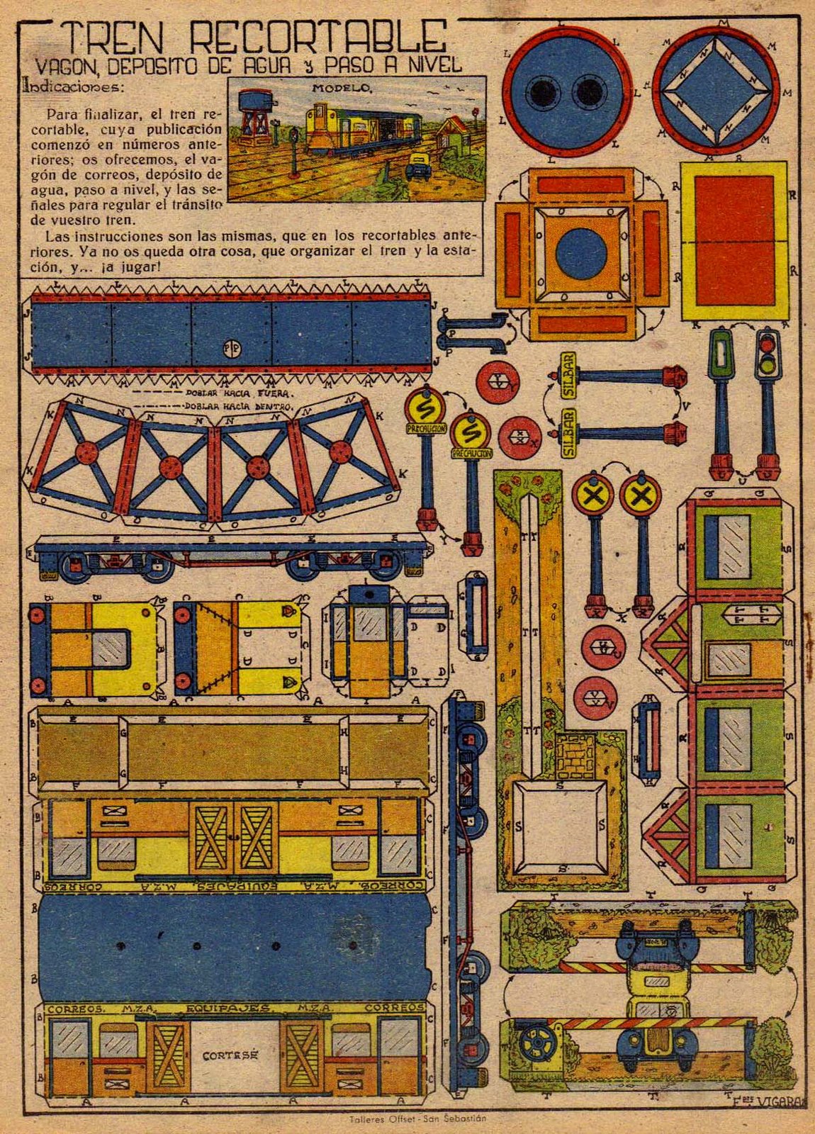 TODORECORTABLES SUEÑOS DE PAPEL: RECORTABLES DE TRENES
