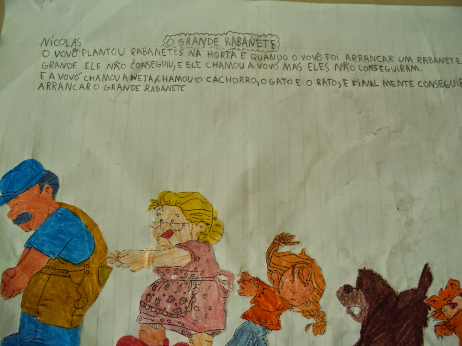 História: " o grande rabanete" ~ Blog da Verinha