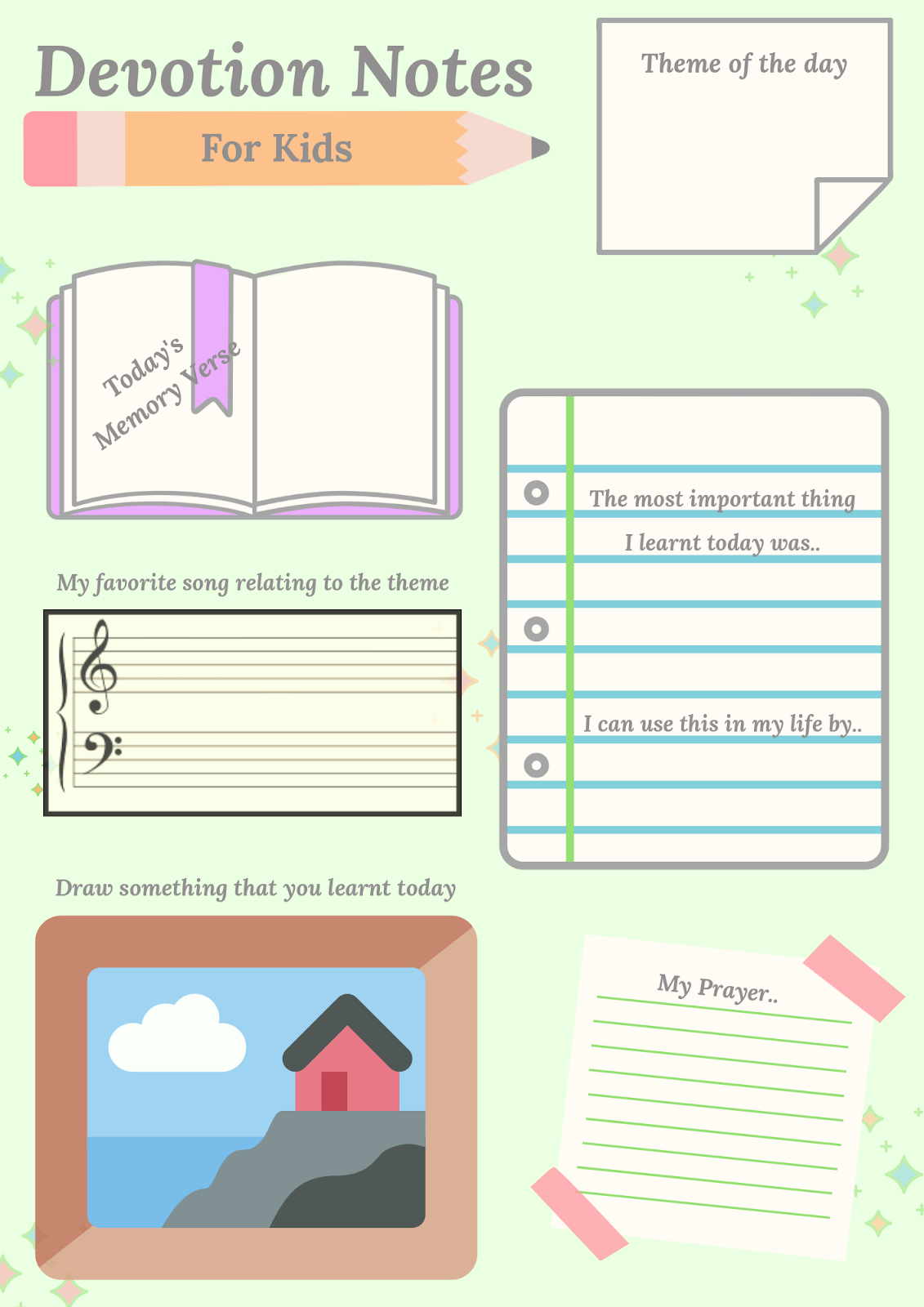 Devotion Notes For Kids