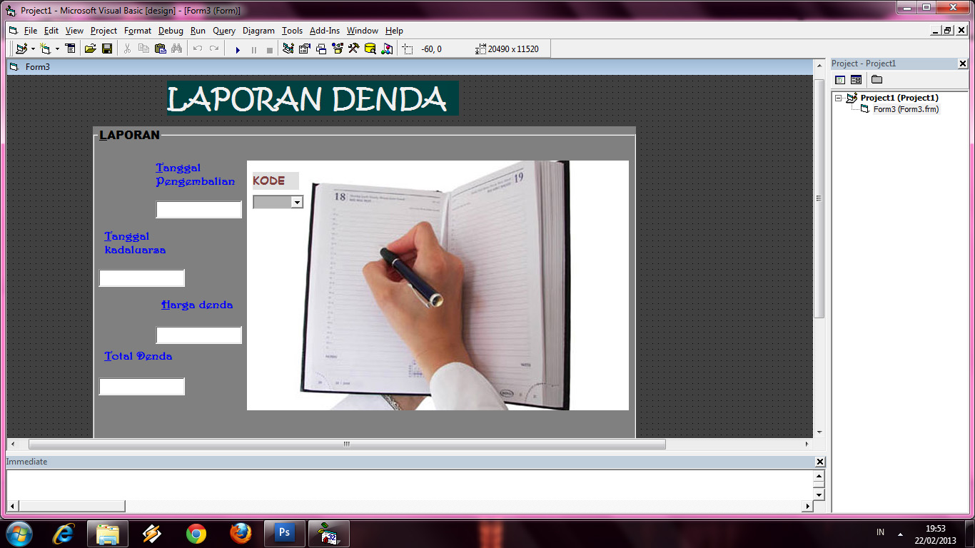 Ida Shinsetsu: Program Sederhana Perpustakaan Menggunakan Visual Basic