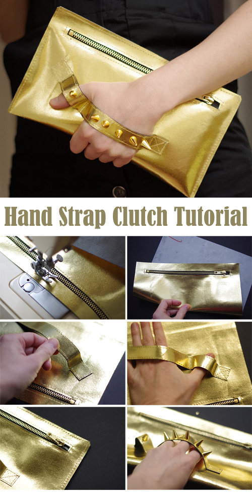 Hand Strap Clutch Bag Tutorial ~ DIY Tutorial Ideas!