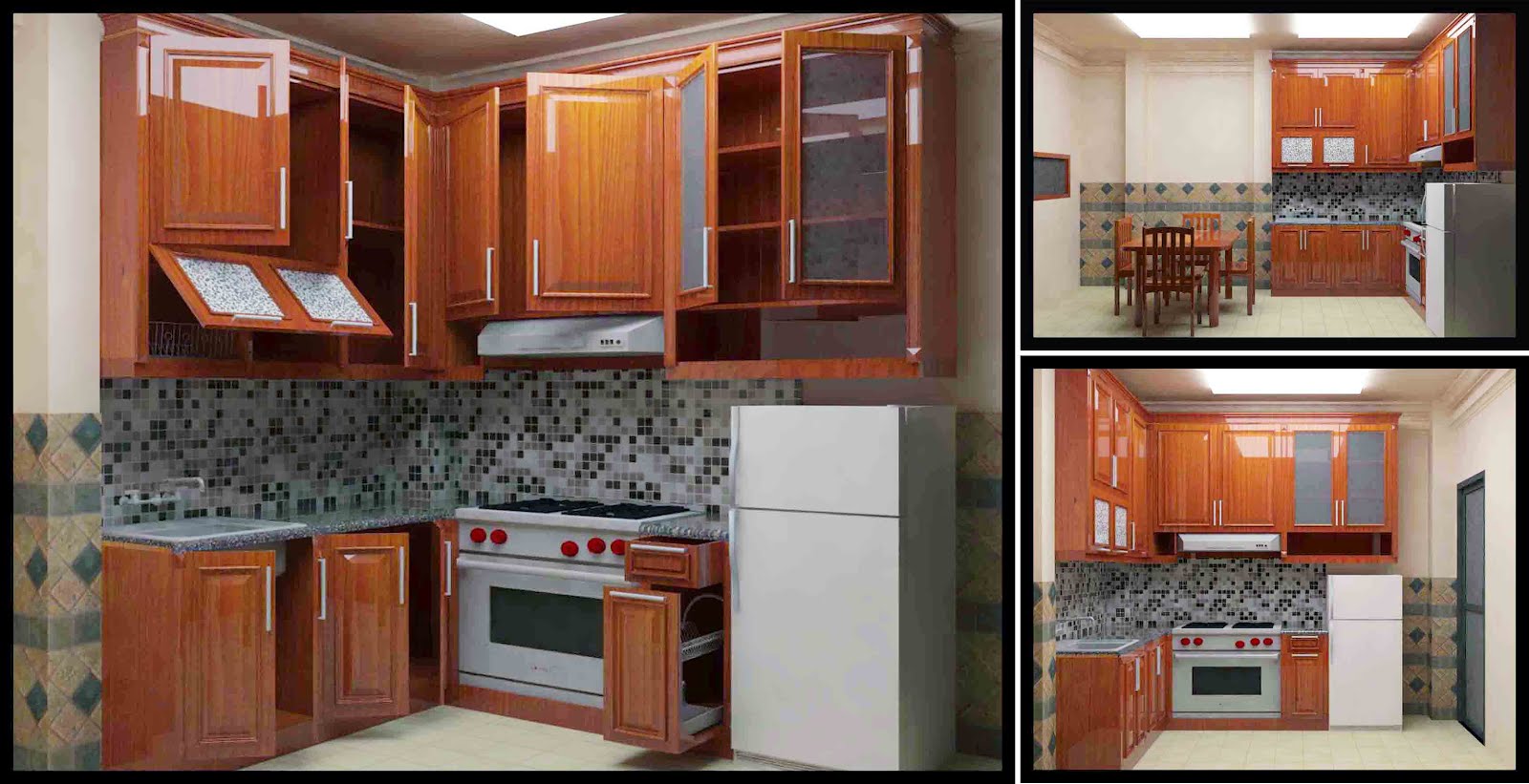 One Furnish Work: Simple Kitchen Set Design