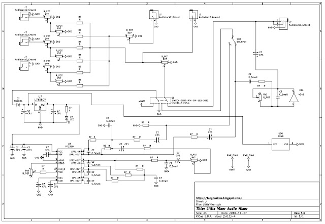 Blog Hoskins: DIY Volca Mixer Schematic