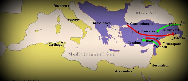 ΙΣΤΟΡΙΑ ΕΛΛΗΝΙΚΗ ΚΑΙ ΠΑΓΚΟΣΜΙΑ : Η ΜΑΧΗ ΤΟΥ ΜΑΝΤΖΙΚΕΡΤ 1071 (ΜΕΡΟΣ Α')