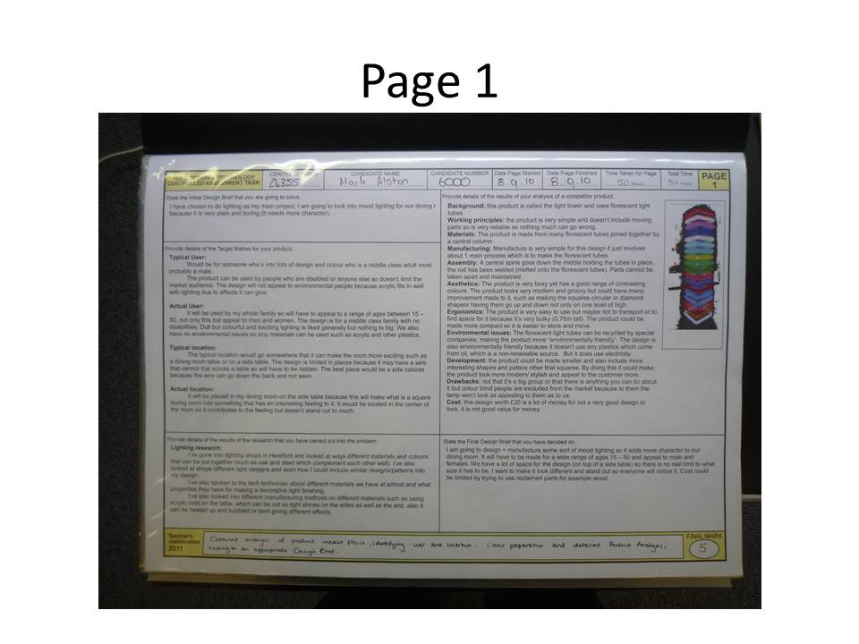 Ms Lands GCSE Product Design