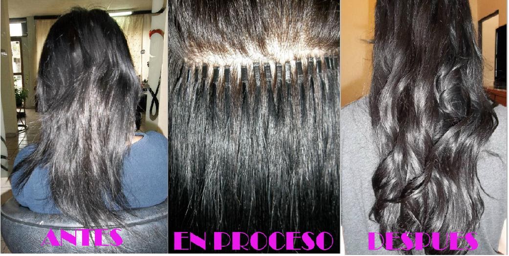 INDIRA GANDY salón: EXTENSIONES CON MICROCHIP EN MONTERREY