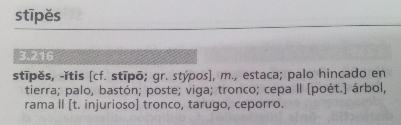 LA MEJOR TRADUCCIÓN DE LA BIBLIA AL ESPAÑOL: ¿Se llamaba "stipes" al ...