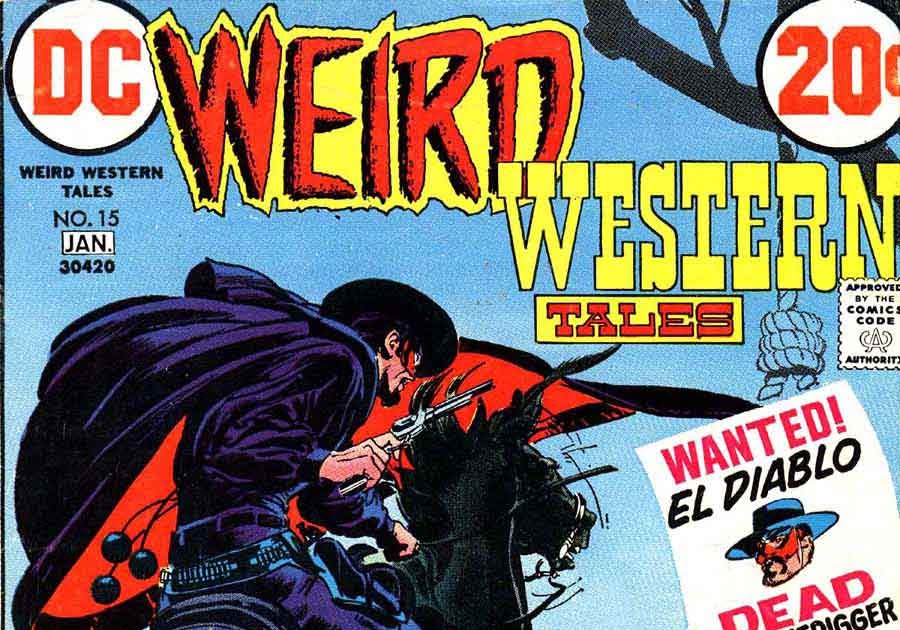 Weird Western Tales #15 - Neal Adams art & cover - Pencil Ink