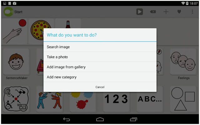 Informática para Educación Especial: LetMeTalk - Talker SAC
