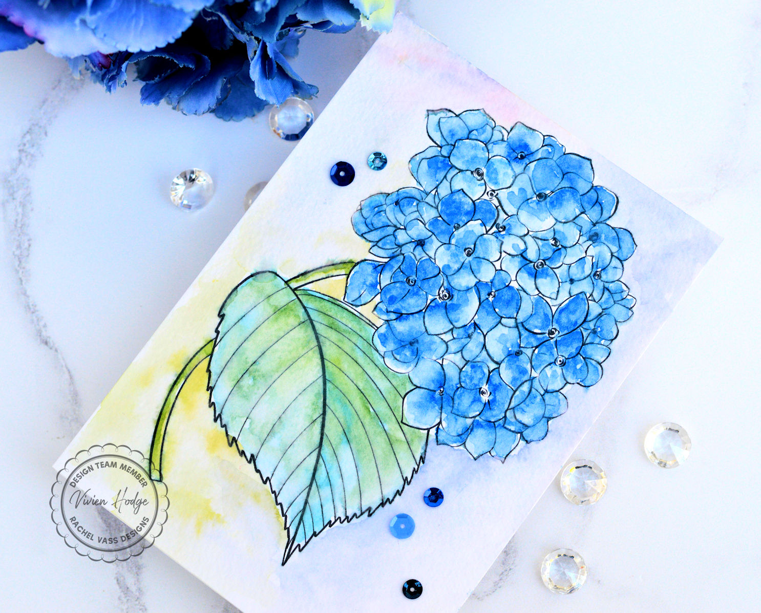 Daizy-Mae-Designs: Happy Hydrangea cards