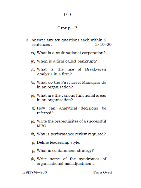 OSPU BBA fundamentals of management and organisational behavior Dec ...