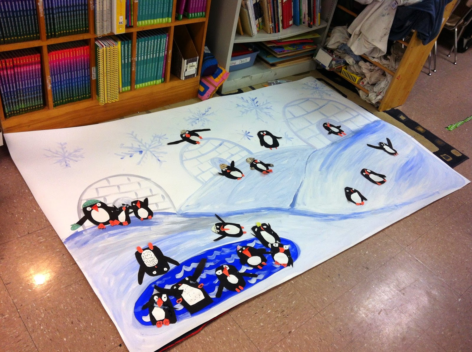 ChumleyScobey Art Room: Penguins in Antarctica