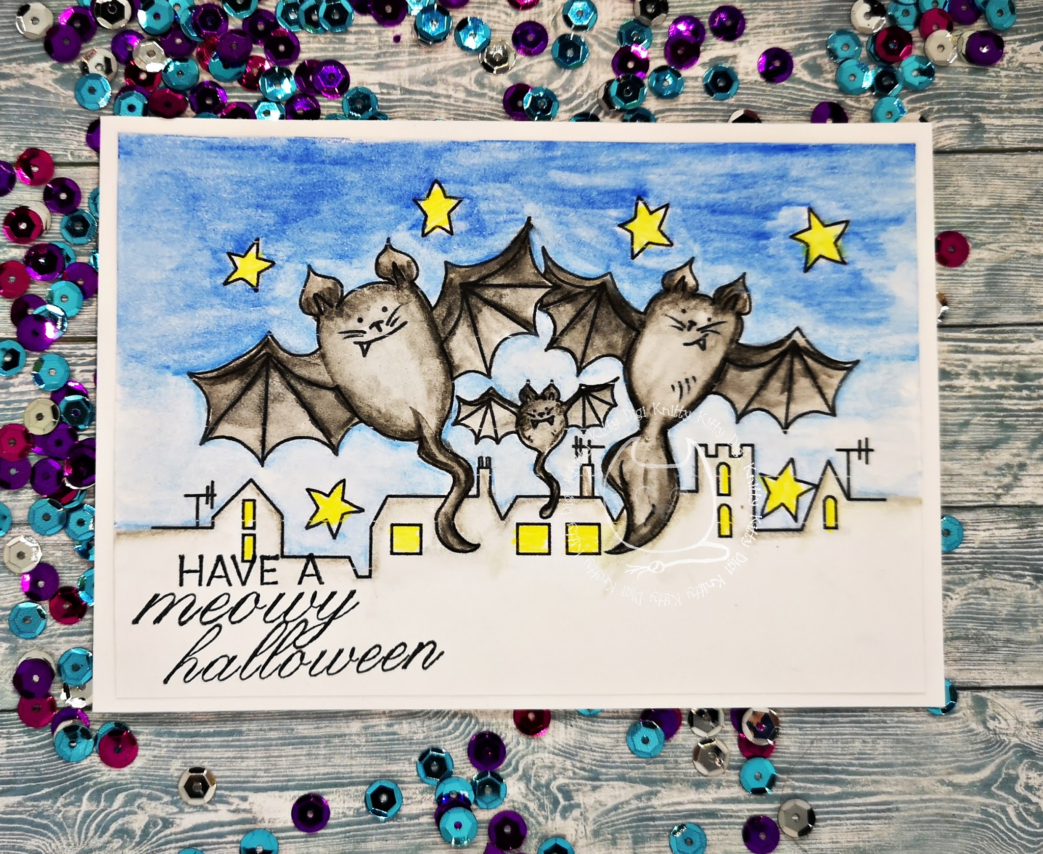 Batcats ~ Bad Kitty's Craft Room