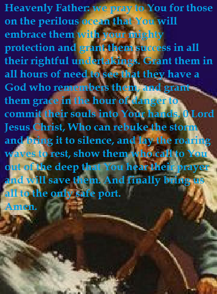 Prayers: Prayer to Seafarers